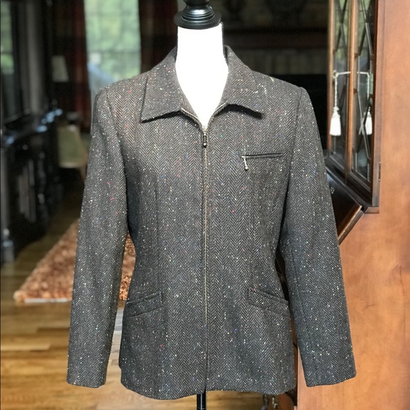 Laura Scott | Jackets & Coats | Laura Scott Wool Blend Blazerjacket ...